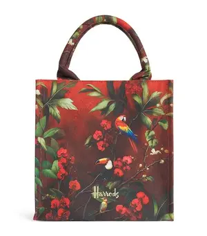 Harrods Exotics Blend 49 Tote Bag - Red
