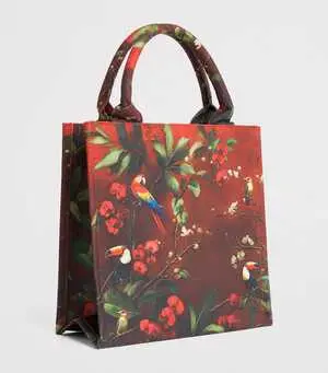 Harrods Exotics Blend 49 Tote Bag - Red