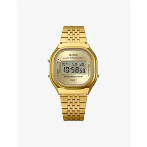 Casio Stainless Steel Quartz Watch - Gold