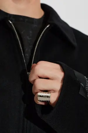 MAISON MARGIELA Engraved Logo Ring