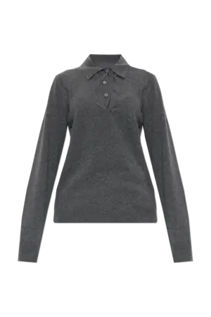 MAISON MARGIELA Wool Polo - Grey