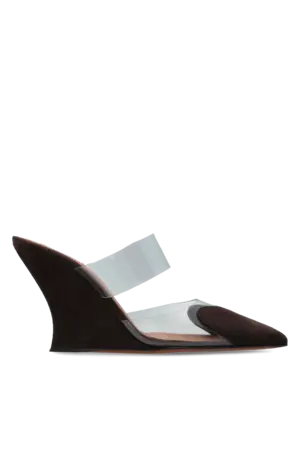 Alaïa Suede Wedge Sandals