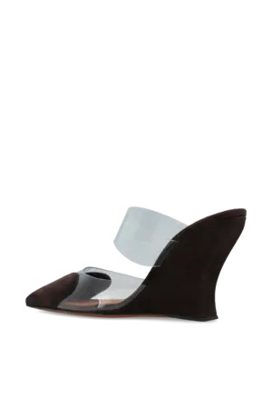 Alaïa Suede Wedge Sandals