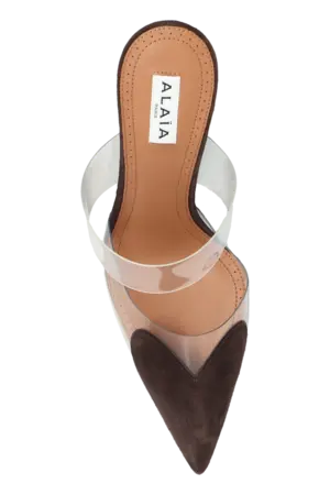 Alaïa Suede Wedge Sandals