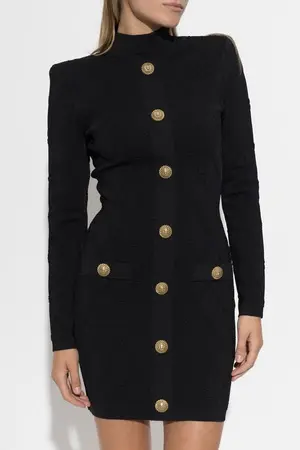 Balmain Dress With Decorative Buttons