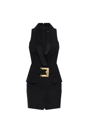 Balmain Dress With A Decorative Buckle