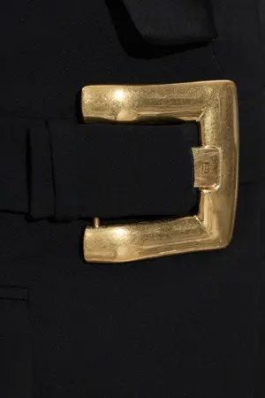 Balmain Dress With A Decorative Buckle
