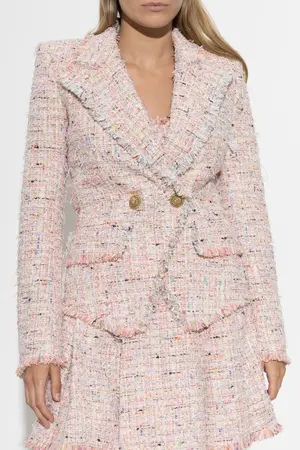 Balmain Tweed Blazer With Lurex Thread