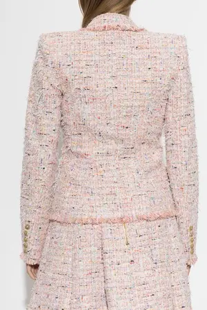 Balmain Tweed Blazer With Lurex Thread
