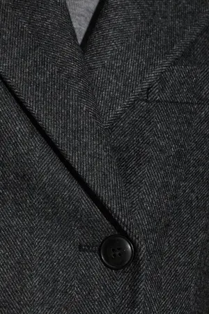 RÓHE Double-breasted Herringbone Blazer