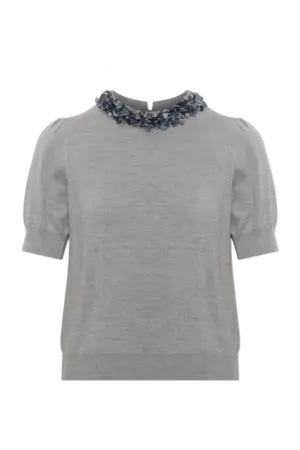 Ulla Johnson Wool Top "jude - Grey