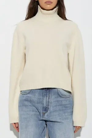 RÓHE Wool Turtleneck With Sewn-in Shoulder Pads