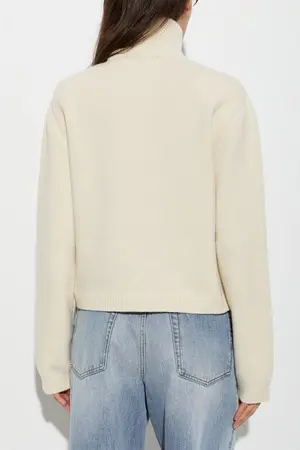 RÓHE Wool Turtleneck With Sewn-in Shoulder Pads
