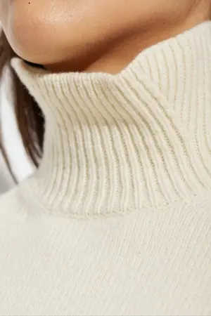 RÓHE Wool Turtleneck With Sewn-in Shoulder Pads