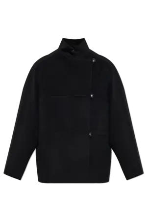 RÓHE Oversize Wool Jacket - Black