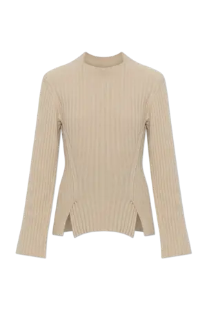 Victoria Beckham Wool Sweater With Double Slit