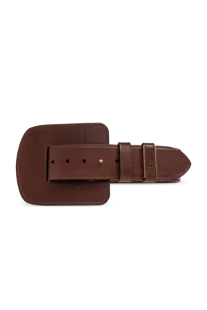 Chloé Leather Belt ‘max - Brown