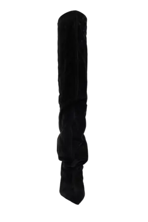 Balmain Suede Wedge-heeled Boots