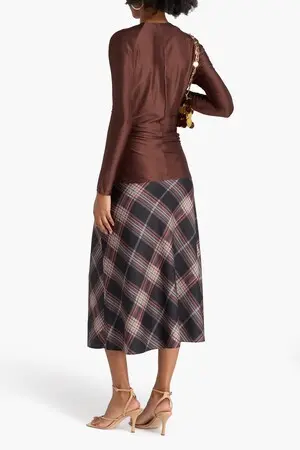 Rabanne Satinjersey Wrap Blouse