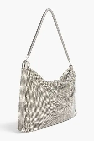 Rabanne Pixel Tube Crystalembellished Chainmail Shoulder Bag