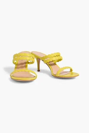 GIANVITO ROSSI Kay Leather Mules