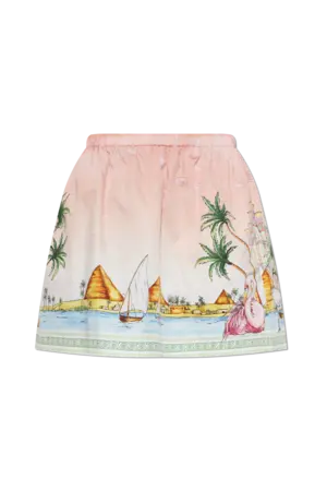 Casablanca Short Skirt With Print