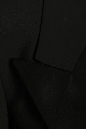 Alexander McQueen Satintrimmed Woolcrepe Blazer