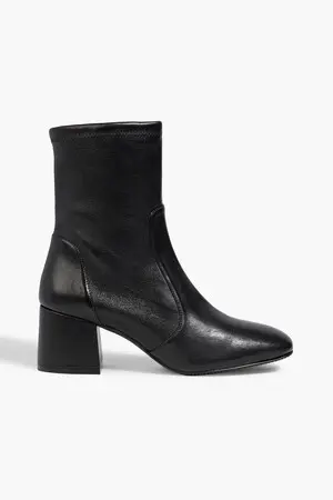 STUART WEITZMAN Sleek 60 Leather Sock Boots