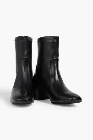 STUART WEITZMAN Sleek 60 Leather Sock Boots