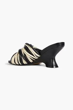 Dries Van Noten Twotone Leather Mules