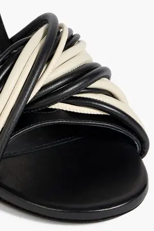 Dries Van Noten Twotone Leather Mules