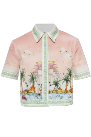Casablanca Short Printed Shirt - Multicolour