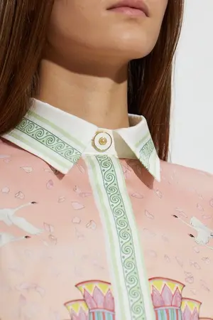 Casablanca Short Printed Shirt - Multicolour