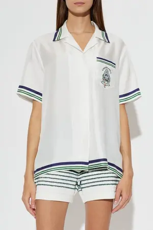 Casablanca Silk Shirt With Pocket