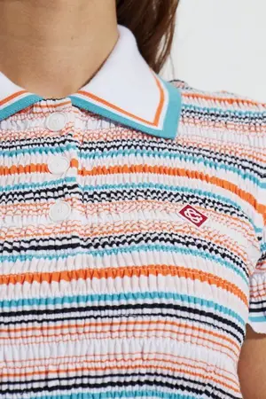 Casablanca Polo Shirt With Striped Pattern
