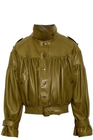 Chloé Leather Jacket - Green