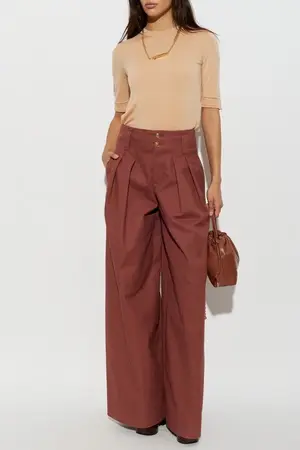 Chloé Wool Sweater With Short Sleeves