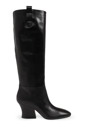 JIL SANDER Leather Heeled Boots 'lune