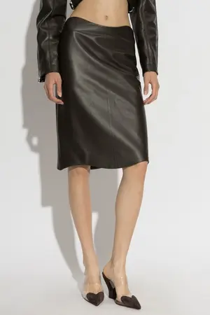 Alaïa Leather Skirt