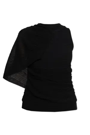 Balmain Pleated Top - Black