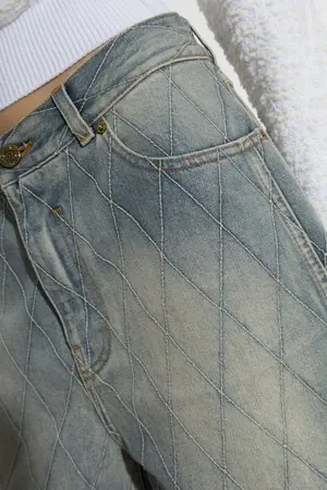 Balmain Denim Shorts With Vintage Effect