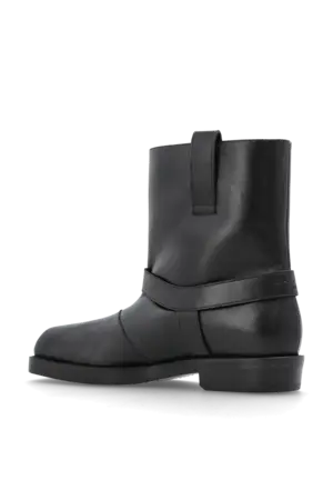 Balmain Leather Ankle Boots