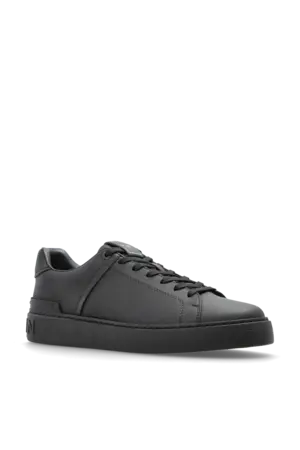 Balmain B-court Leather Sneakers - Black