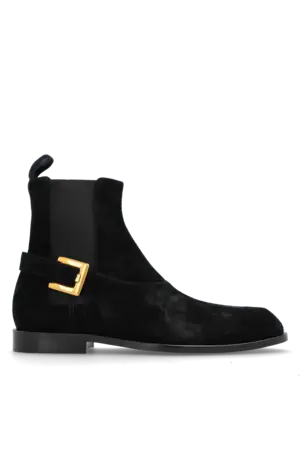 Balmain Suede Chelsea Boots 'anthem