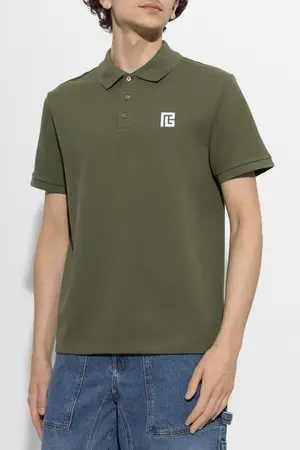 Balmain Polo With Embroidered Logo