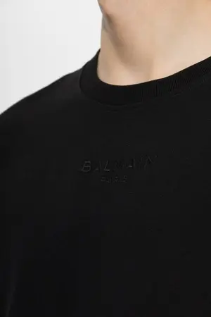 Balmain T-shirt With Embroidered Logo