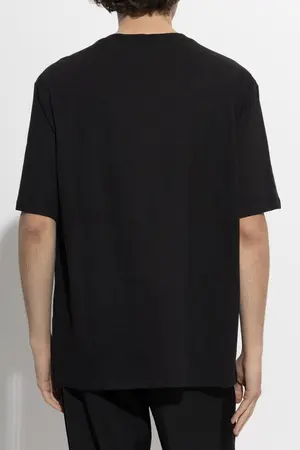 Balmain T-shirt With Shimmering Crystals