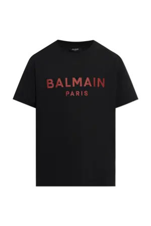 Balmain T-shirt With Printed Logo
