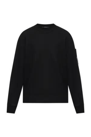 C.P. COMPANY Sweatshirt With Applique - Black