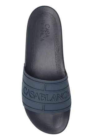 Casablanca Rubber Flip-flops With Logo